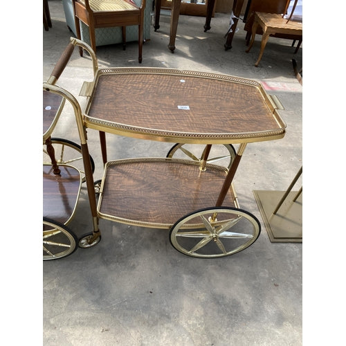 A 1960'S METALWARE DINNER TROLLEY – The British Antiques Company