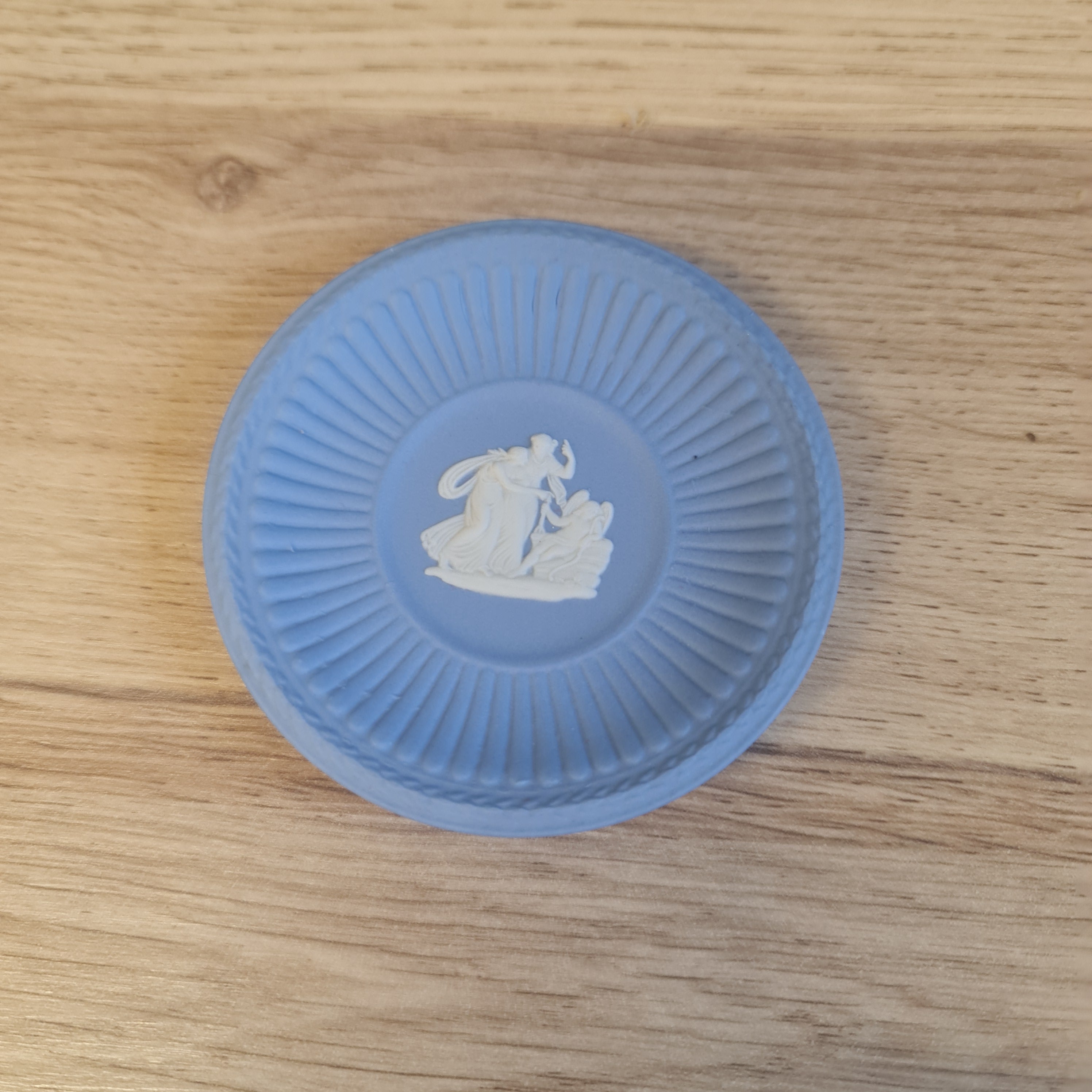 Vintage Wedgwood Blue Jasperware Miniature plate – The British Antiques ...